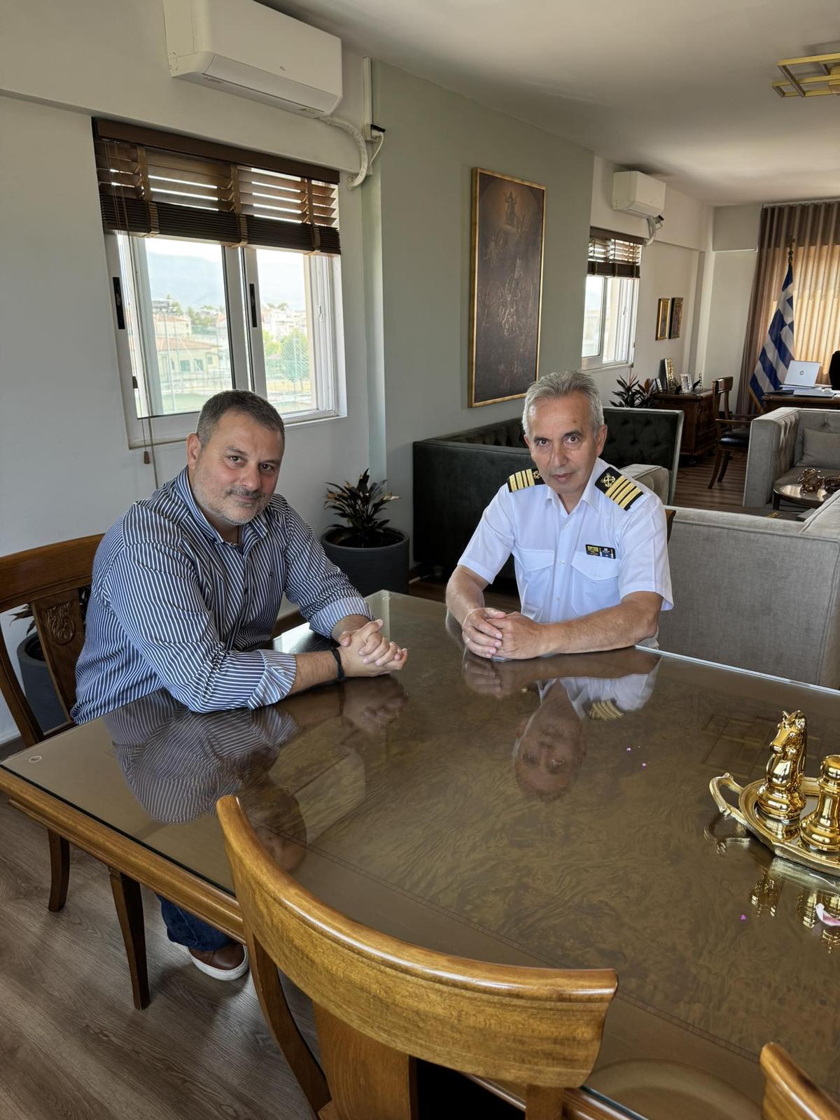 Με τον νέο Λιμενάρχη Μεσολογγίου συναντήθηκε ο Δήμαρχος - Ποια θέματα ...