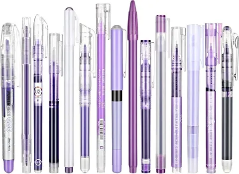 Purple pen stationery with complete explanations and familiarization - Arad Branding