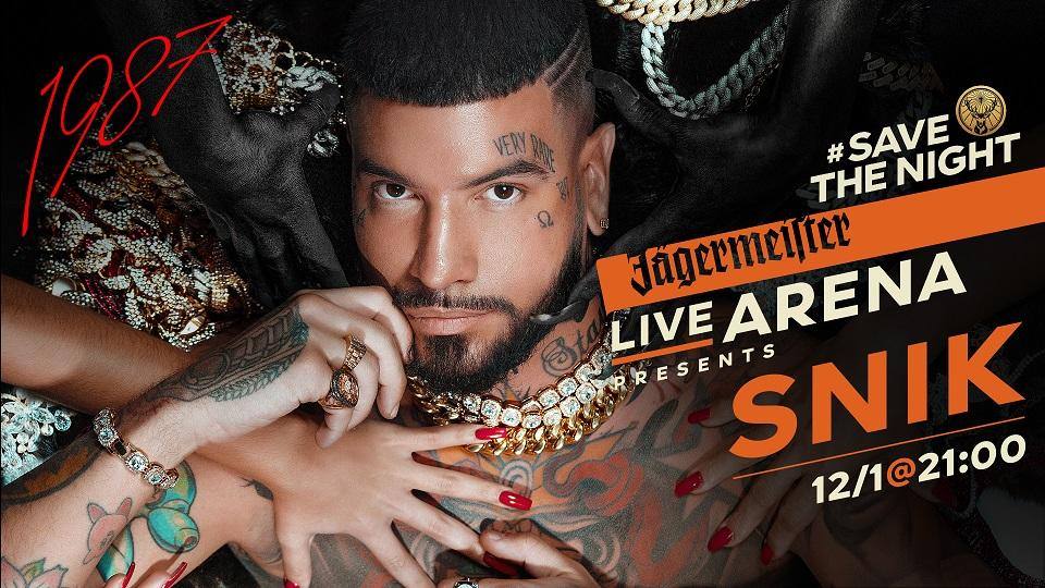 SNIK: Νέο album μέσα από το Jägermeister Live Arena