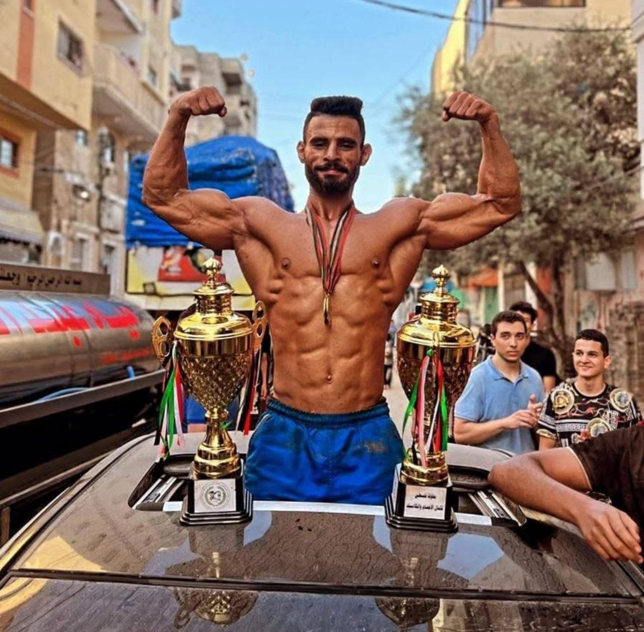 Quds News Network - Palestinian Bodybuilder Killed in Israeli Attack on ...