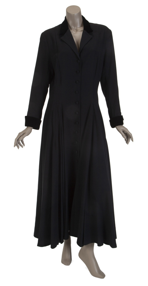 Cheers Jean Kasem Loretta Tortelli Black Button Down Dress 2044