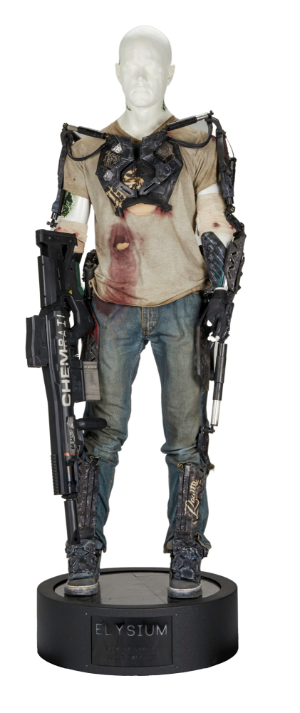 ELYSIUM | MATT DAMON "MAX DA COSTA" HULC SUIT COSTUME AND CHEMRAIL GUN ...