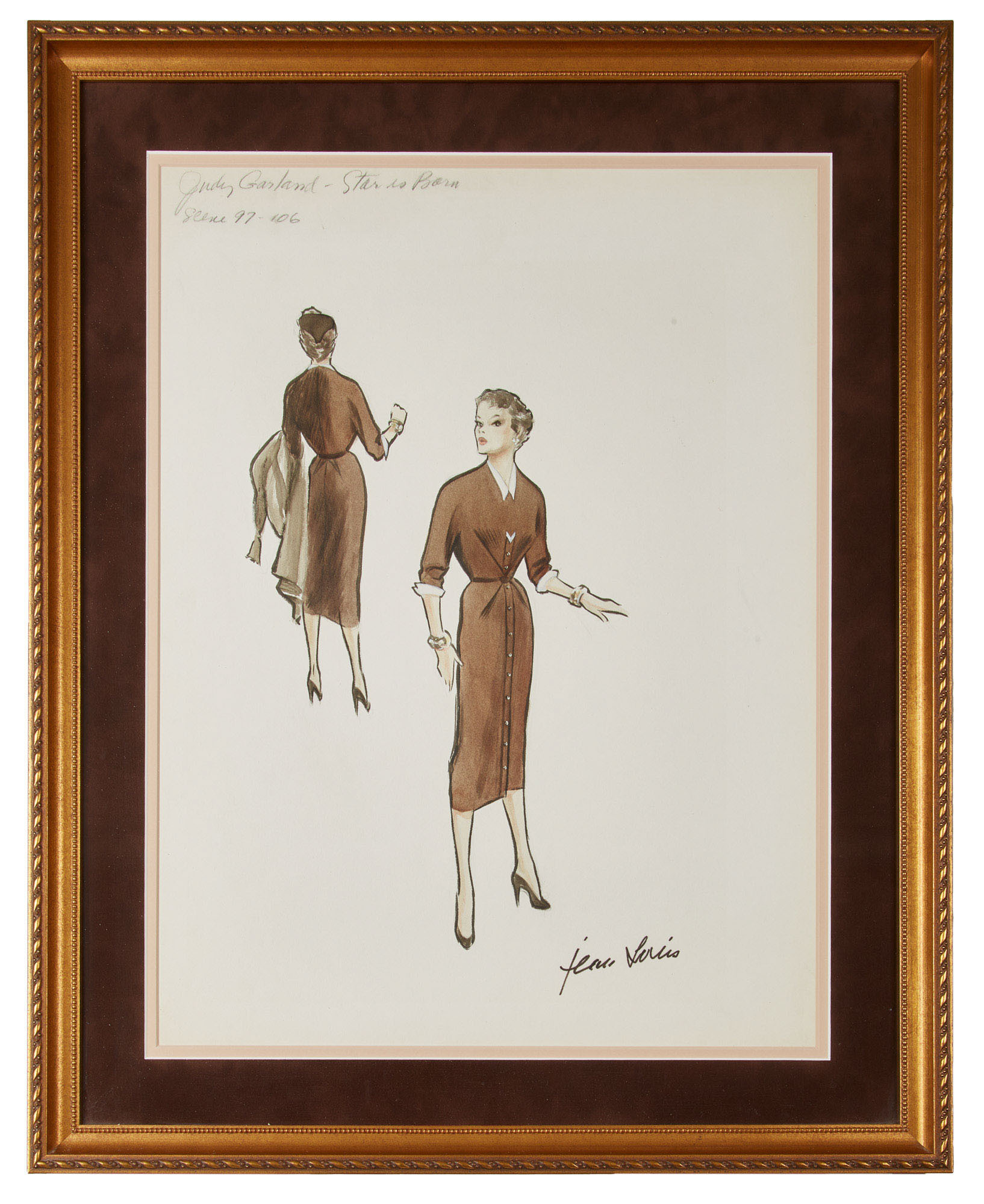 Judy Garland | "A Star is Born" Jean Louis Costume Illustration