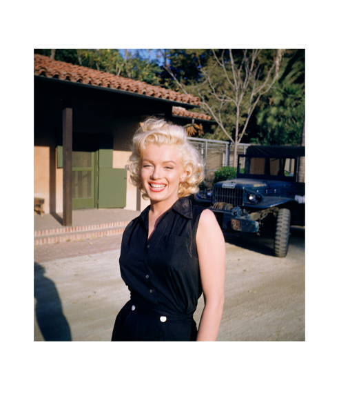 MARILYN MONROE HAROLD LLOYD PHOTOGRAPH PRINT