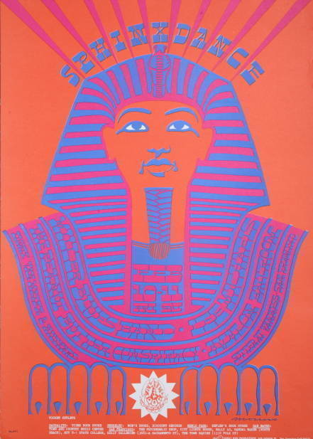 SPHINX DANCE POSTER BY MOSCOSO