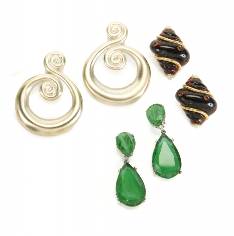 Joan Collins Vintage Kenneth Jay Lane Earrings