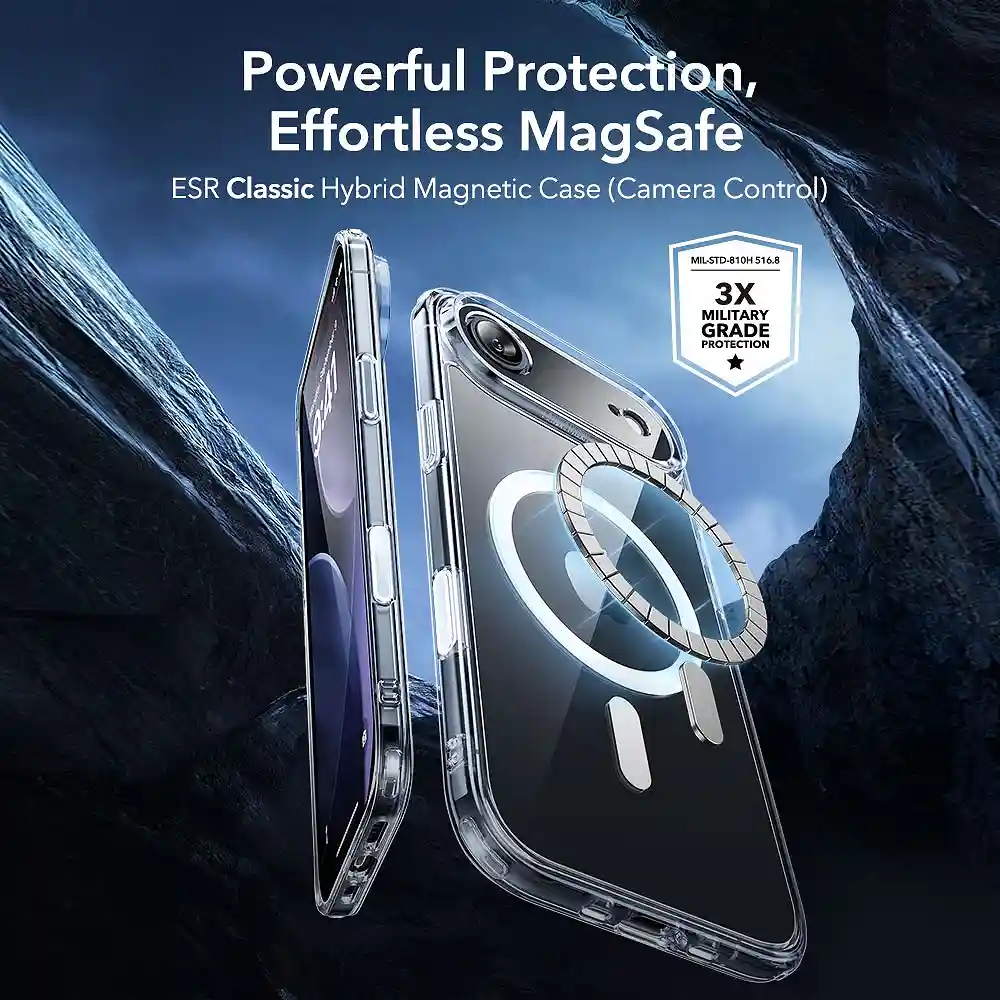 ESR Θήκη Classic Hybrid MagSafe + Tempered Glass iPhone 17 Air Clear - LABMOBILE