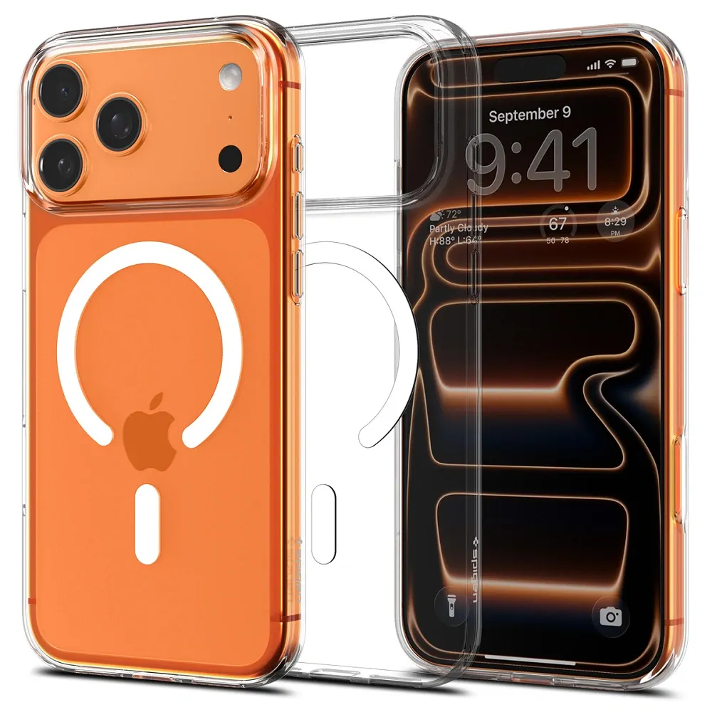 Spigen Θήκη Liquid Crystal Mag MagSafe iPhone 17 Pro Clear / White ...