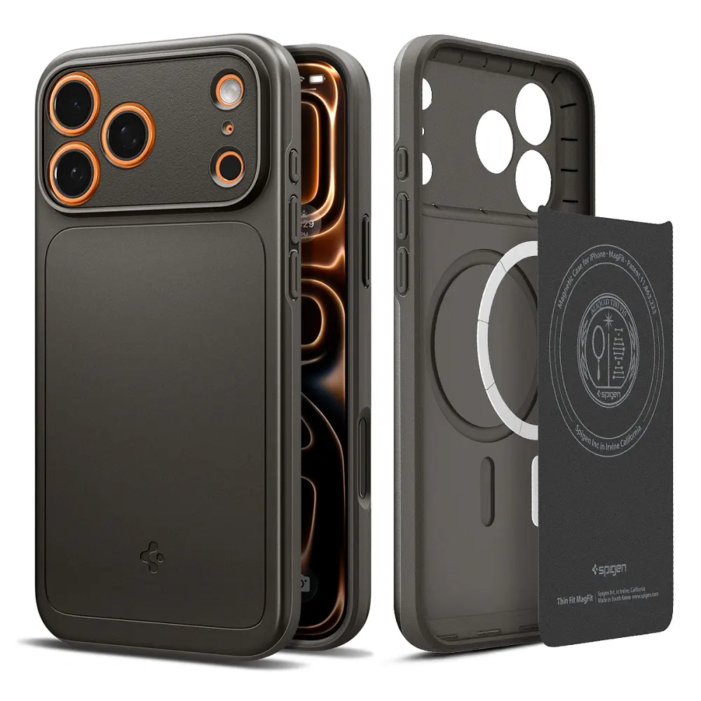 Spigen Θήκη Thin Fit Mag MagSafe iPhone 17 Pro Max Gunmetal - LABMOBILE
