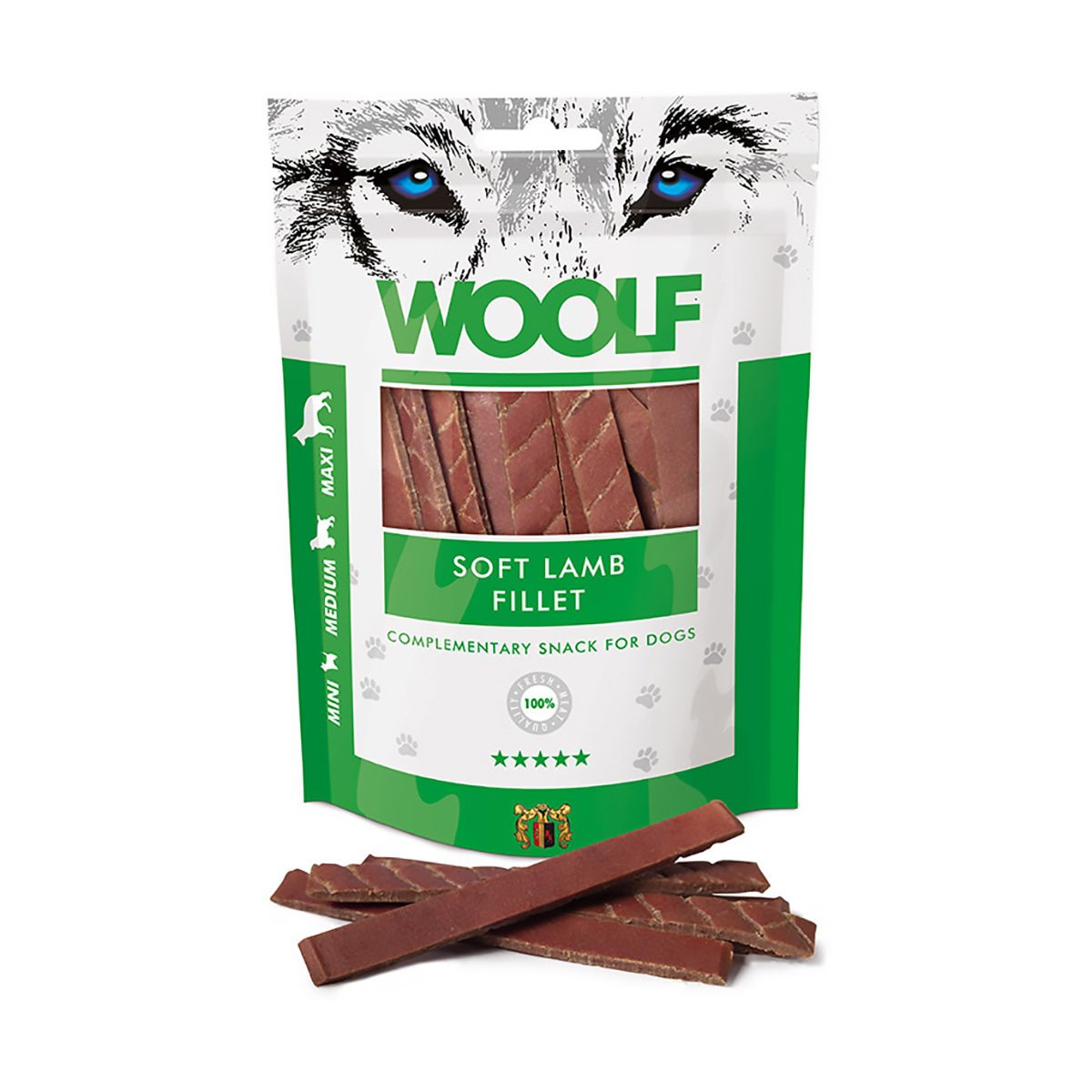 Woolf Soft Lamb Fillet 100g - PetBox ⭐