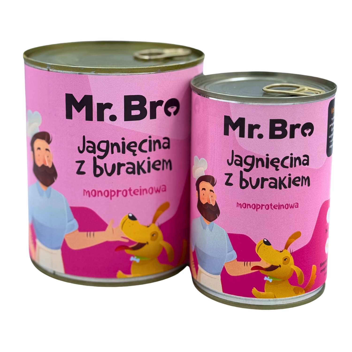 Mr. Bro Jagnięcina z Burakiem 400g – Monoproteinowa - PetBox