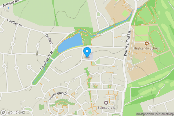 Land adjacent to 58 Roundhill Drive, Enfield, EN2 7RW
