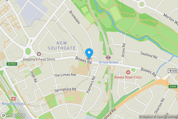 Service Road Rear of 362-390 Bowes Road, Arnos Grove, London, N11 1AH