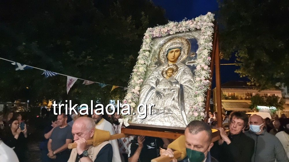 Επάνοδος εφεστίου και θαυματουργού εικόνος Παναγίας Ελευθερώτριας ...