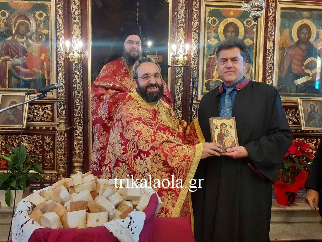 Τιμήθηκε για την ακούραστη προσφορά του στον Ι.Ν. Παναγίας Φανερωμένης