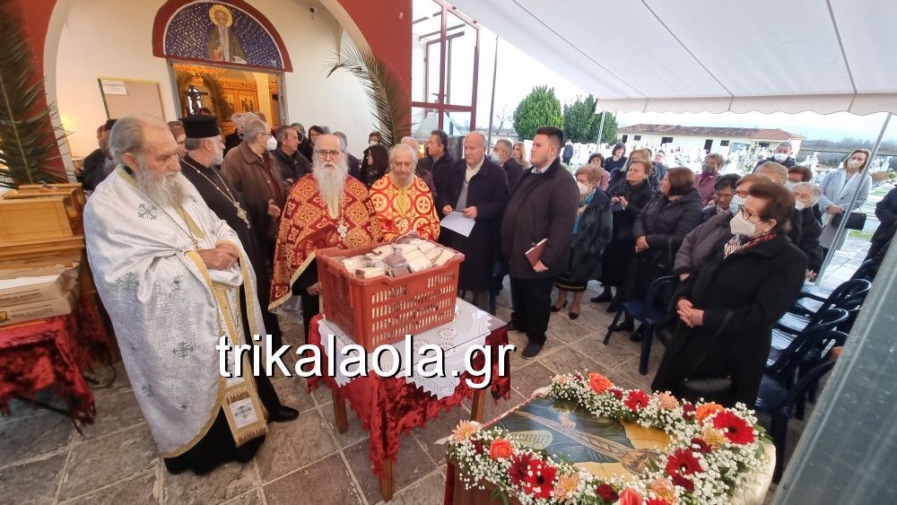 Ο εορτασμός του Αγίου Ευθυμίου στο Κεφαλόβρυσο Τρικάλων