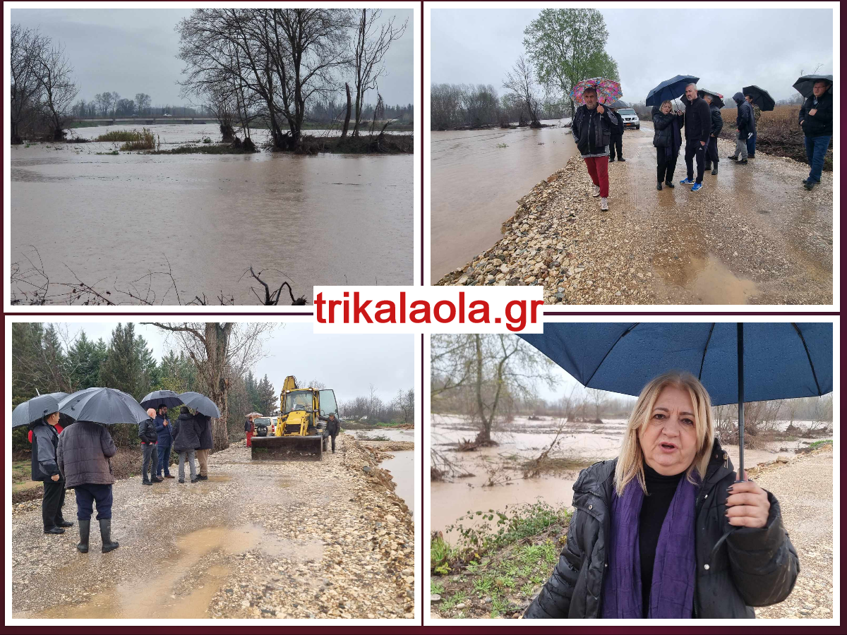 Σε επιφυλακή το Βαλομάνδρι ανεβαίνει επικίνδυνα η στάθμη του Πηνειού ...