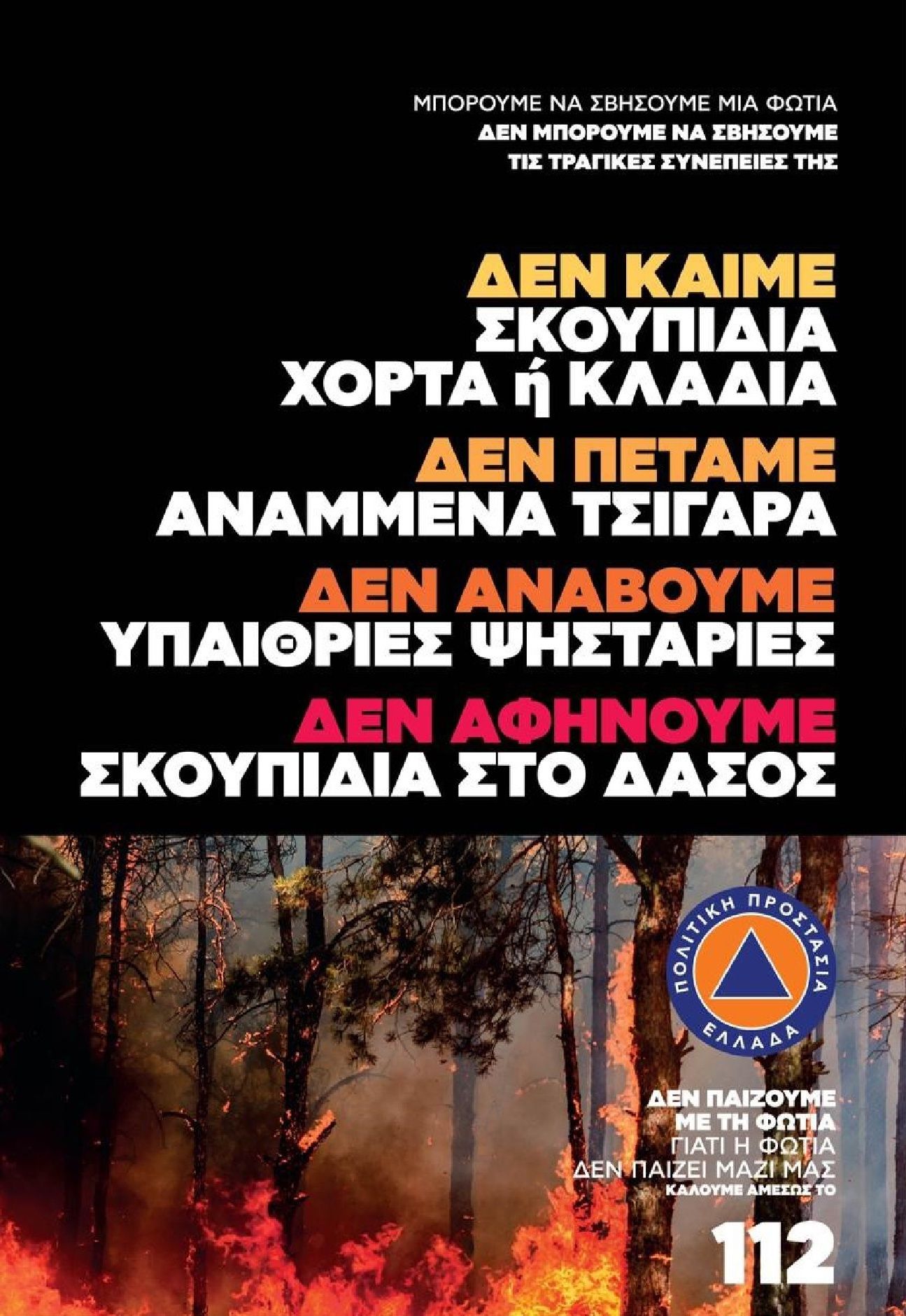 Δ. Τρικκαίων: Τι δεν επιτρέπεται κατά την αντιπυρική περίοδο