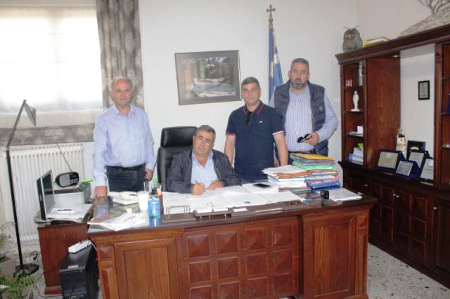 Νέα Σύμβαση Κατασκευής Έργου υπέγραψε ο Δήμαρχος Πύλης