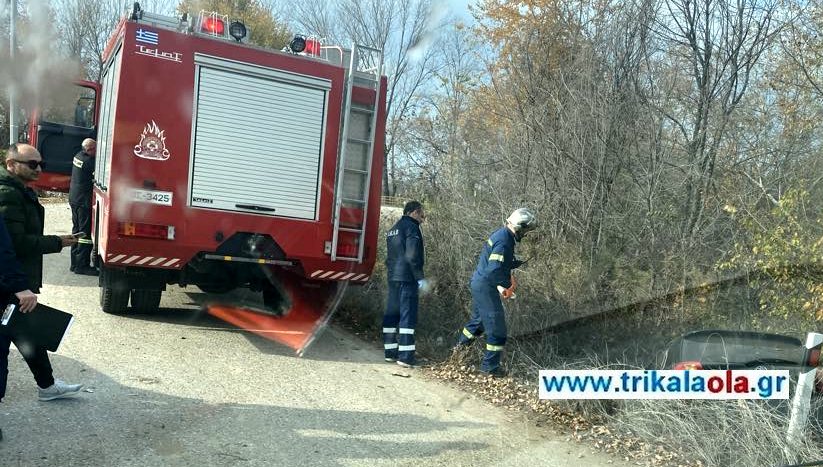 Σοβαρός τραυματισμός 48χρονου Τρικαλινού σε τροχαίο (ΦΩΤΟ)