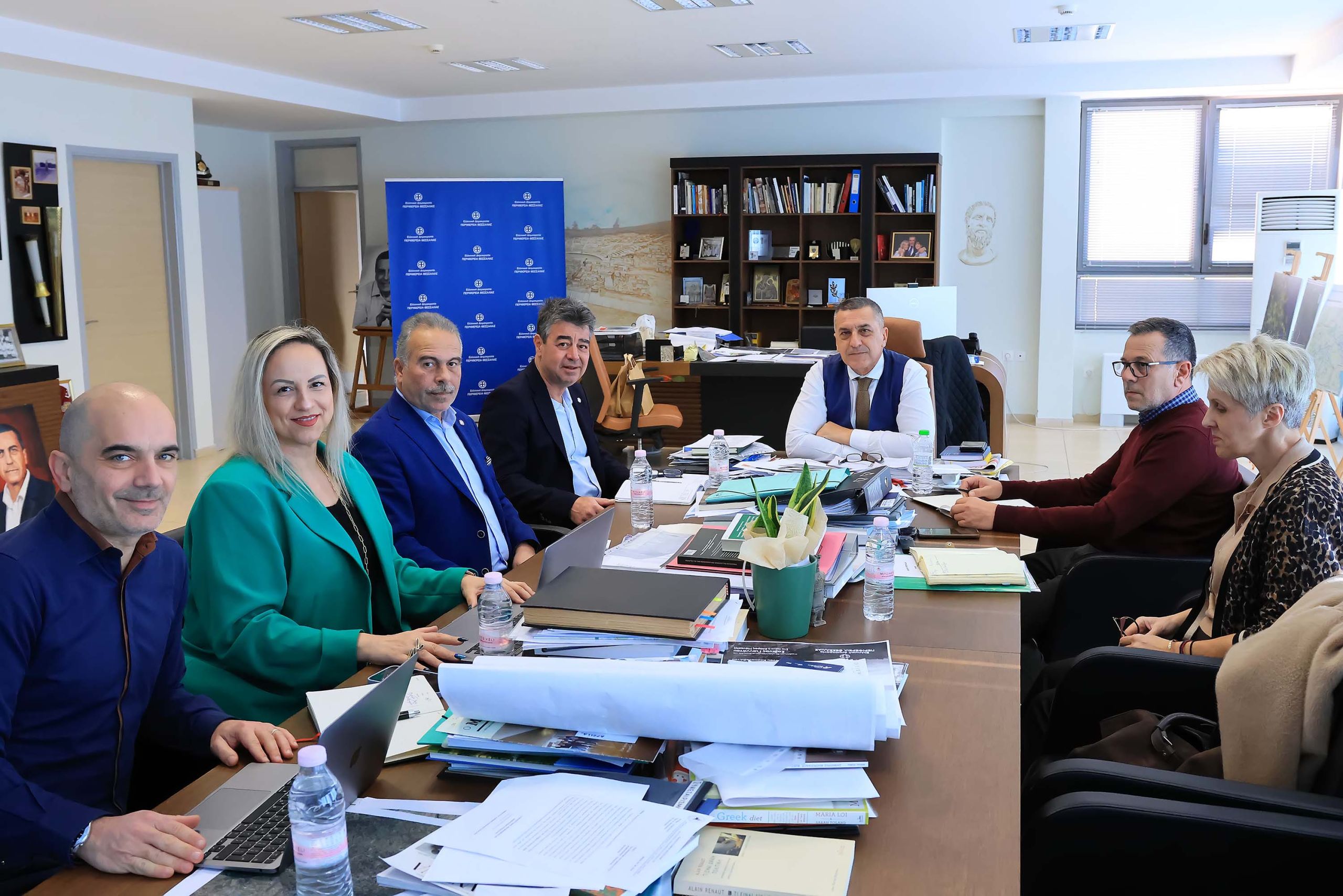Συνάντηση Δημ. Κουρέτα με την Πρυτανική Αρχή