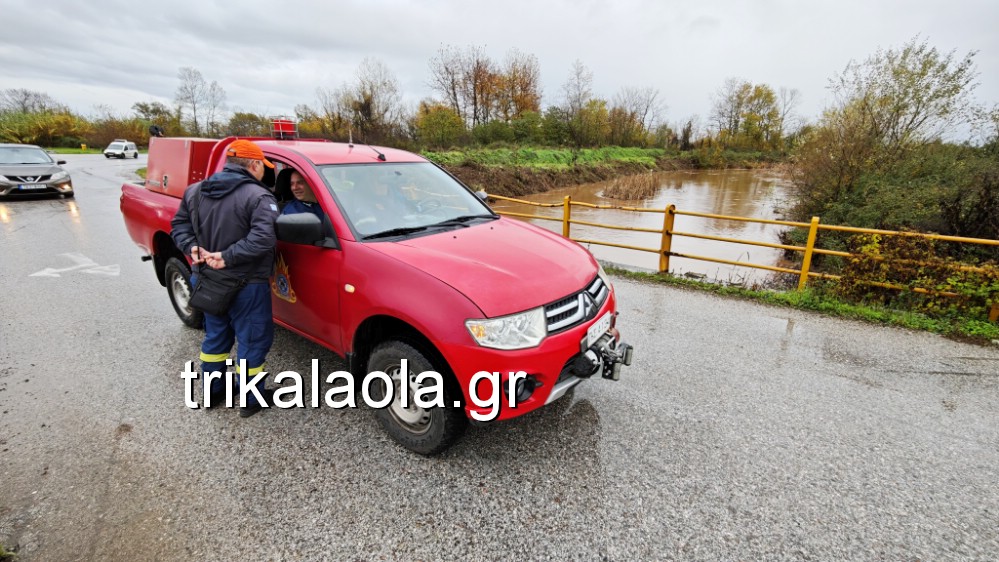 Τρίκαλα: Φούσκωσε απότομα το ποτάμι στο Βαλτινό – επιφυλακή για το ...